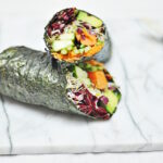 Grain Free Veggie Wrap With Nori - Live and Taste