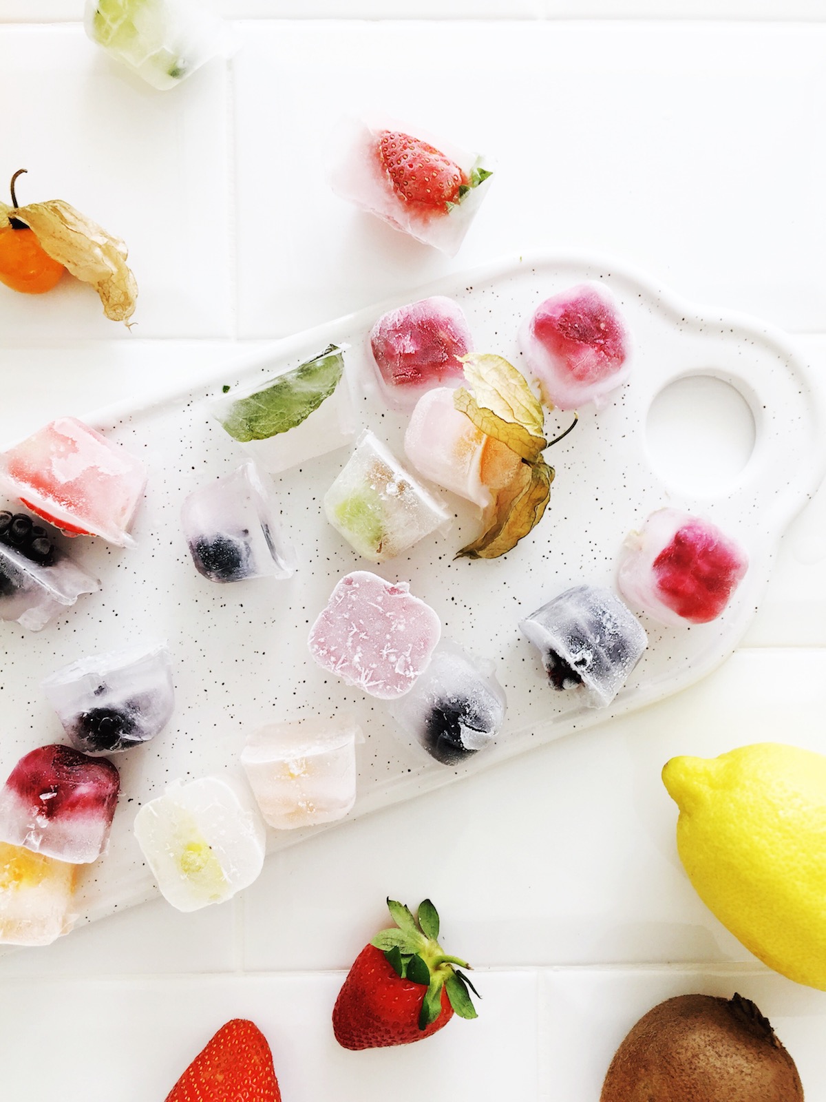 Infused Ice Cubes Recipe - Live and Taste