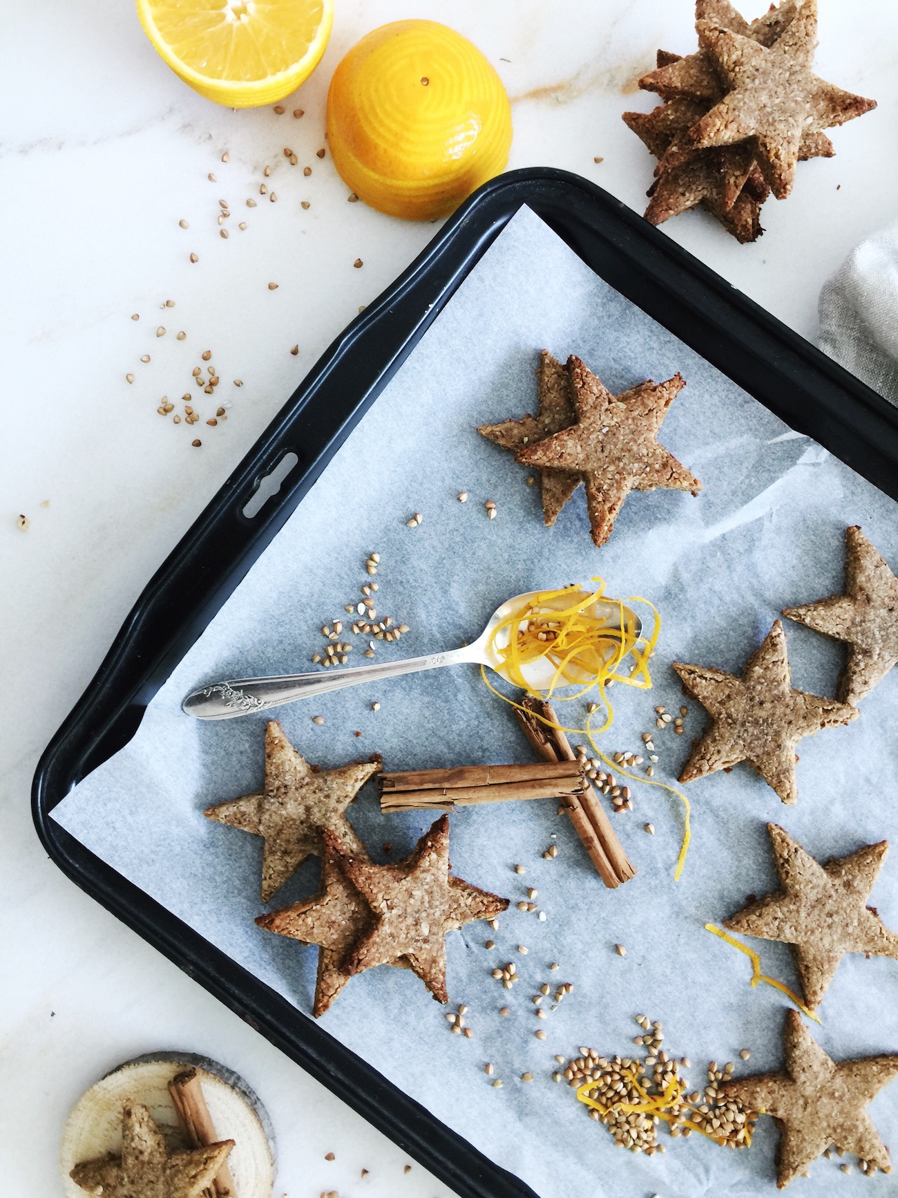 Delicious Cinnamon Star Cookies - Live and Taste